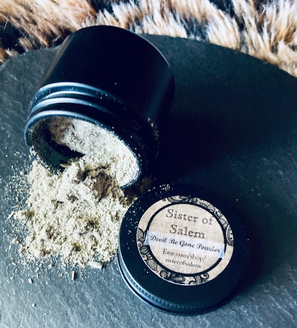 Devil Be Gone Ritual Powder – Morbid Mementos Oddities and Occult